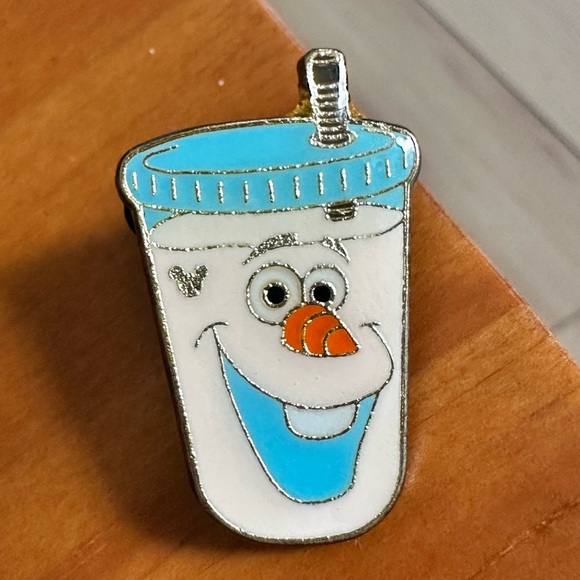 Disney | Jewelry | Olaf Frozen Cup Disney Enamel Pin | Poshmark
